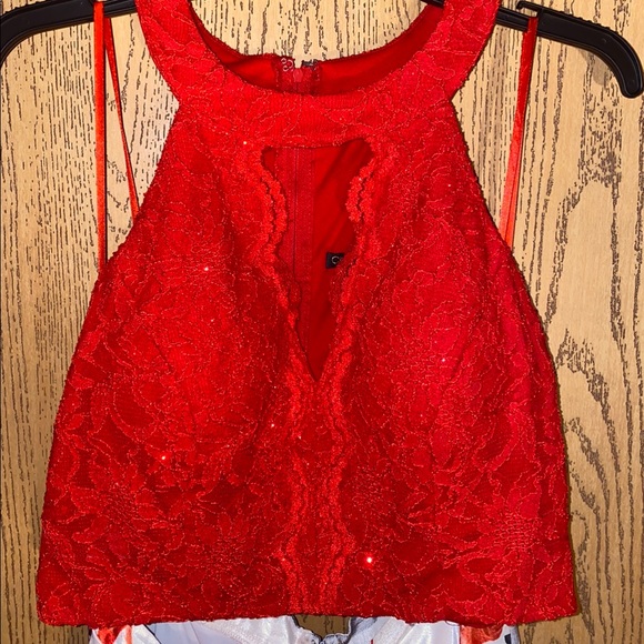 City Studio | Dresses | Gorgeous Dazzling Red Bombshell Dress | Poshmark